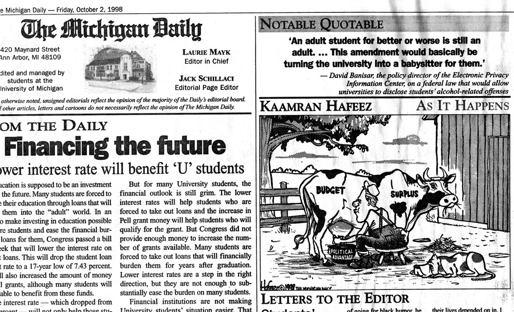 THE MICHIGAN DAILY - October 2, 1998