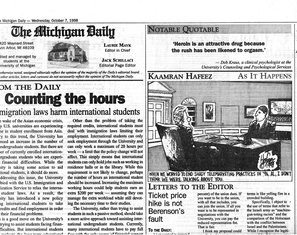 THE MICHIGAN DAILY October 7 1998 the-michigan-daily-october-7-1998